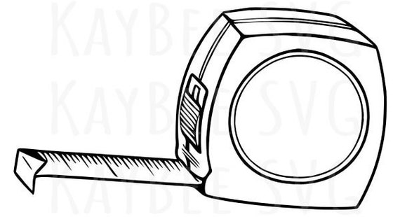 Measuring Tape Clipart Black And White