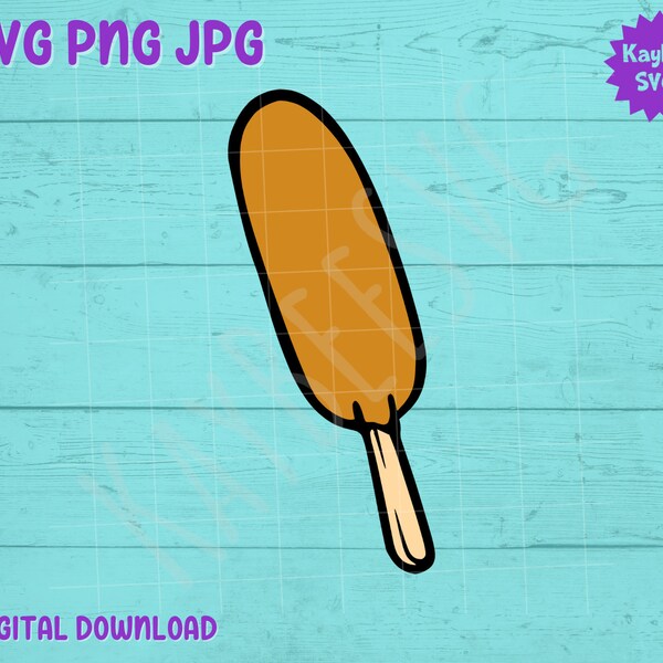 Corndog Svg - Etsy
