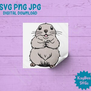 Gopher Groundhog SVG PNG JPG Clipart Digital Cut File Download for ...