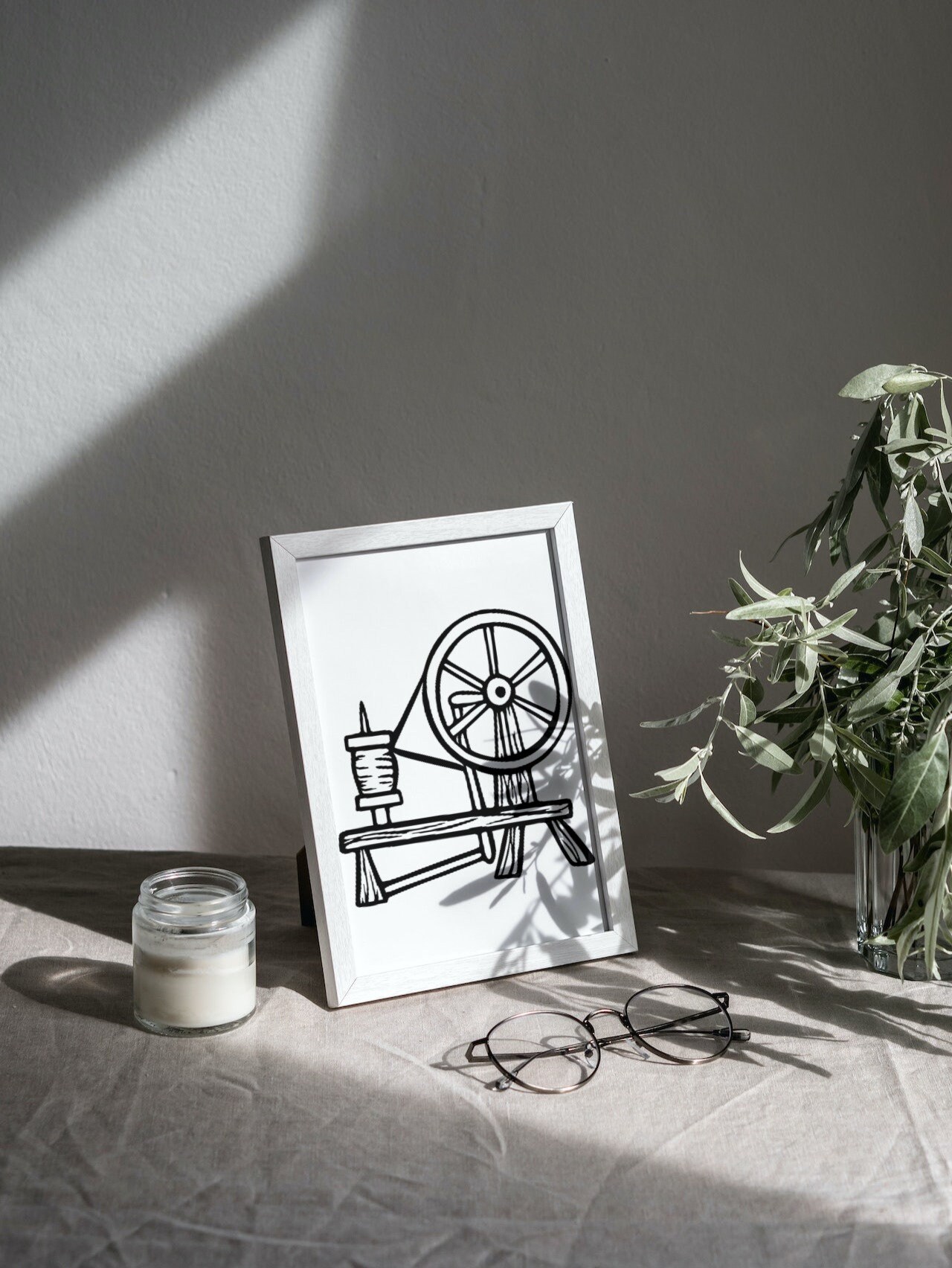 Spinning Wheel Spindle SVG PNG JPG Clipart Digital Cut File - Etsy ...