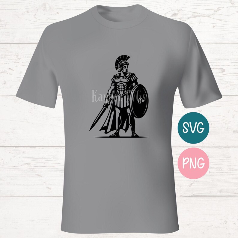 Roman Centurion SVG PNG Clipart Cut Files for Cricut, Silhouette, Laser ...