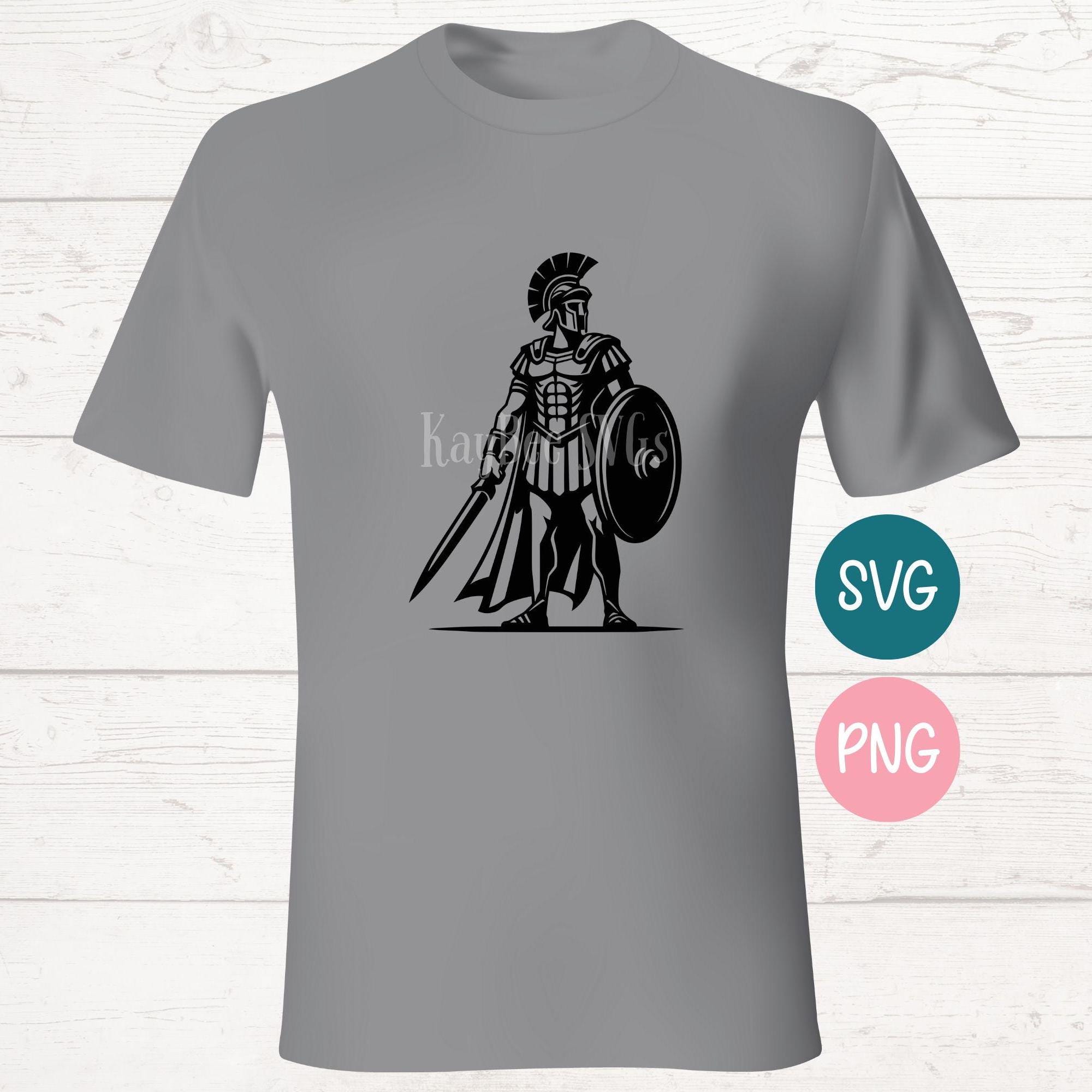 Roman Centurion SVG PNG Clipart Cut Files for Cricut, Silhouette, Laser ...