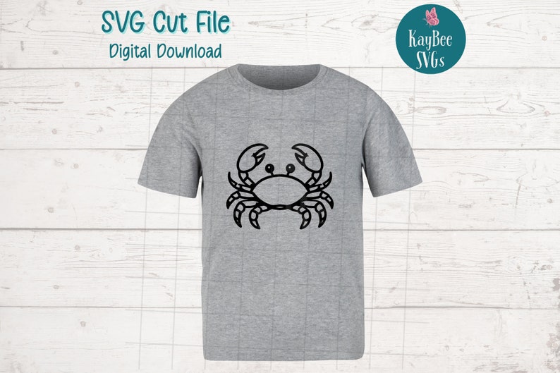 Crustacean Crab SVG PNG Clipart Cut Files for Cricut, Silhouette, Laser ...