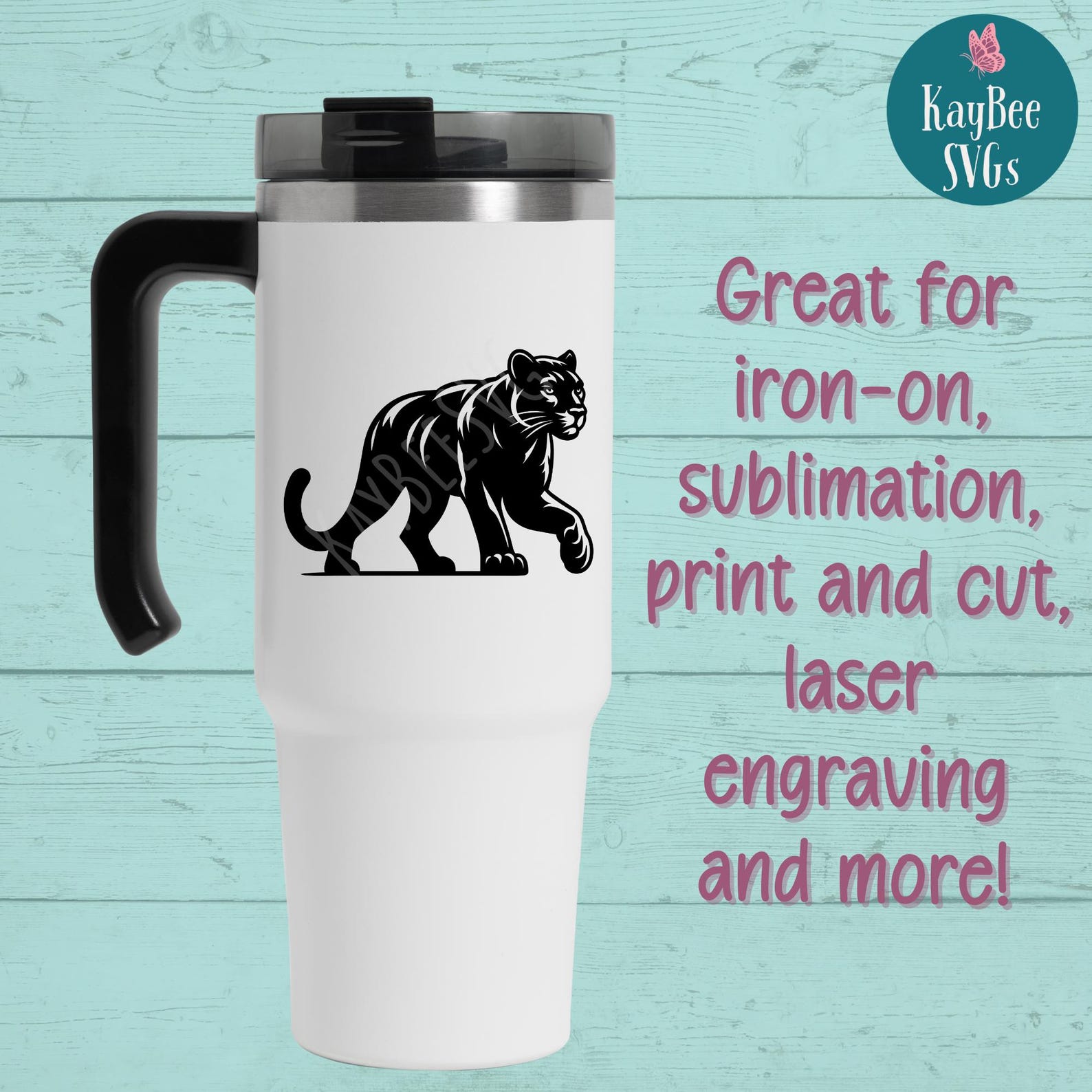 Archivos de corte SVG y PNG de Pantera Negra para Cricut, Silhouette ...