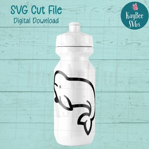 Beluga Whale SVG Digital Cut File for Cricut, Silhouette, Engraving ...