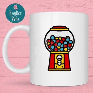 Gumball Machine SVG PNG Cut Files for Cricut, Silhouette Digital ...