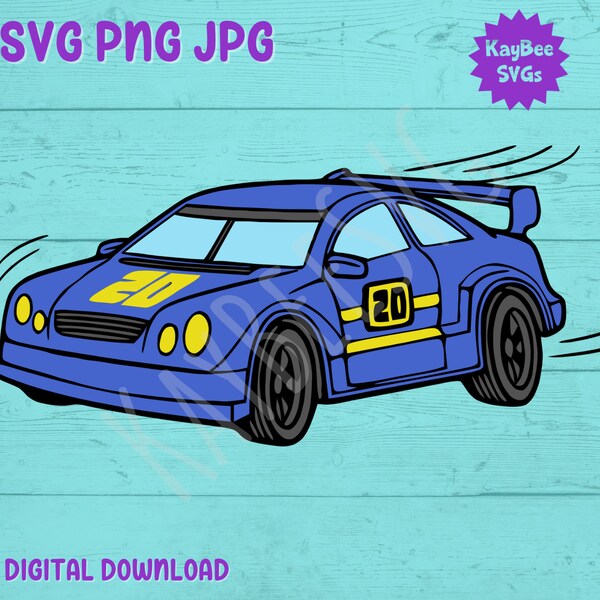 Stock Car Svg - Etsy