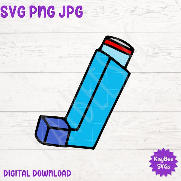 Asthma Inhaler Svg - Etsy