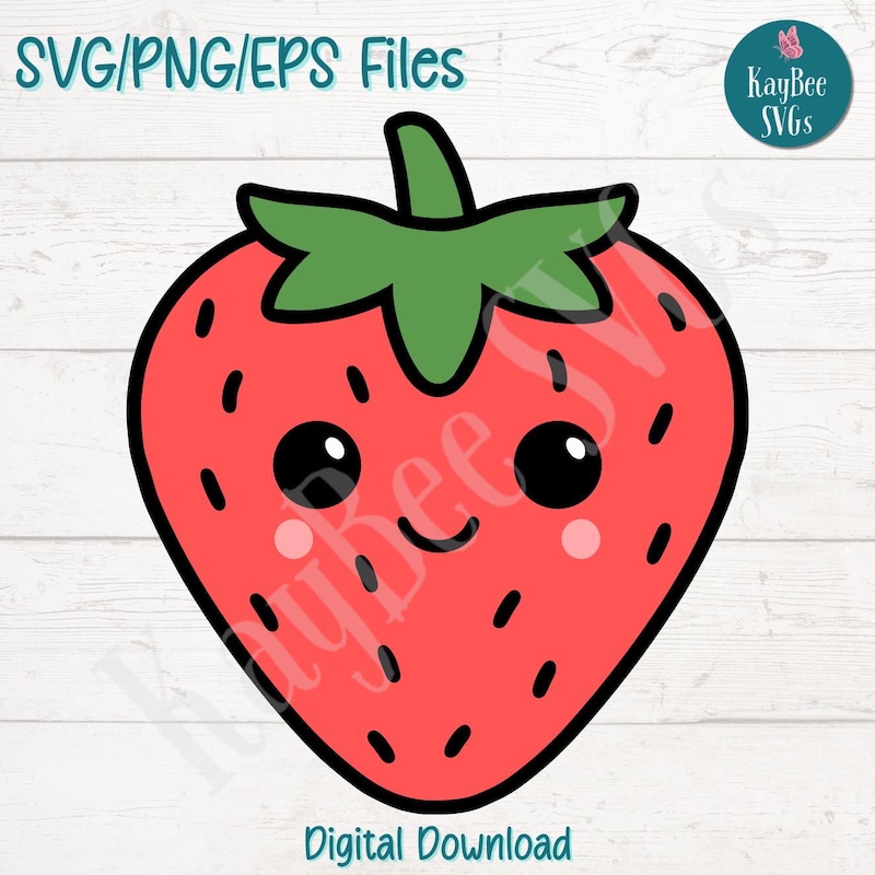 Strawberry Svg - Etsy