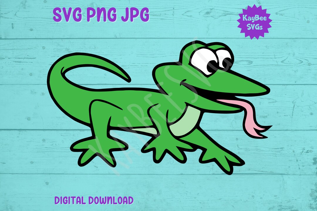 Buy Lizard SVG PNG JPG Clipart Digital Cut File Download for Cricut ...