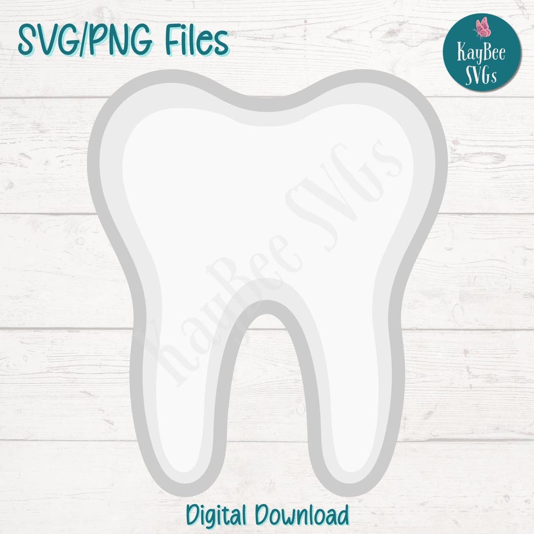 Tooth SVG, Dental Clipart for Cricut, Silhouette (digital) - Etsy