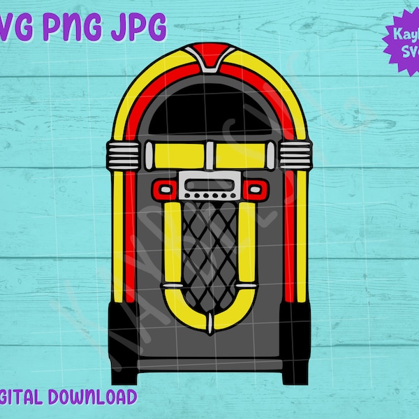 Jukebox Svg - Etsy