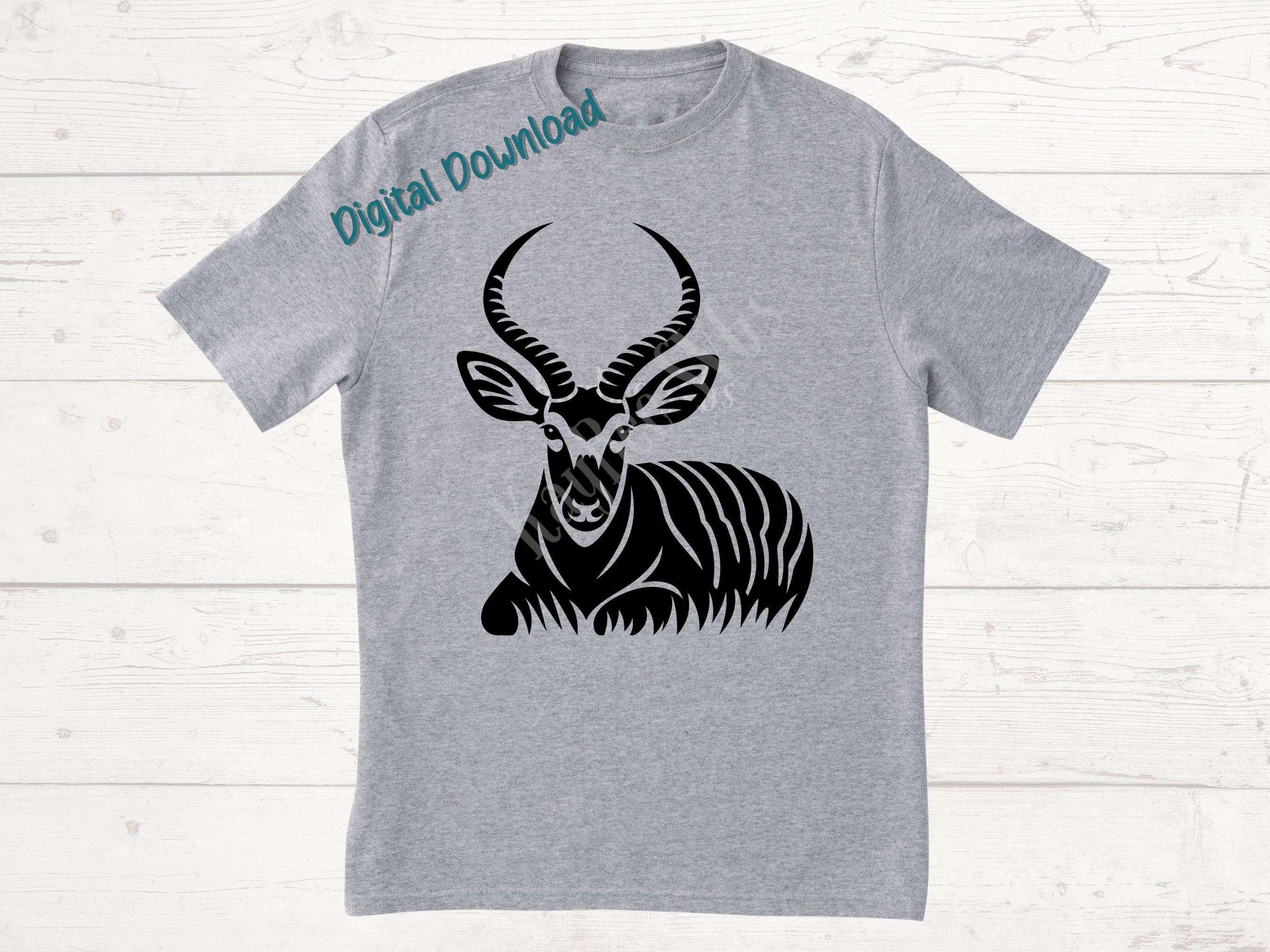 Bongo Antelope SVG PNG Clipart Cut Files for Cricut, Silhouette, Laser ...