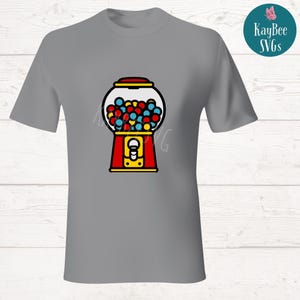 Gumball Machine SVG PNG Cut Files for Cricut, Silhouette Digital ...