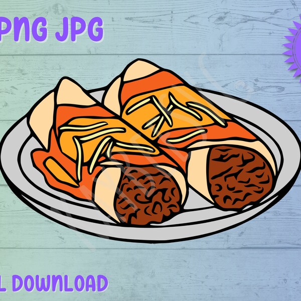 Enchiladas Svg - Etsy