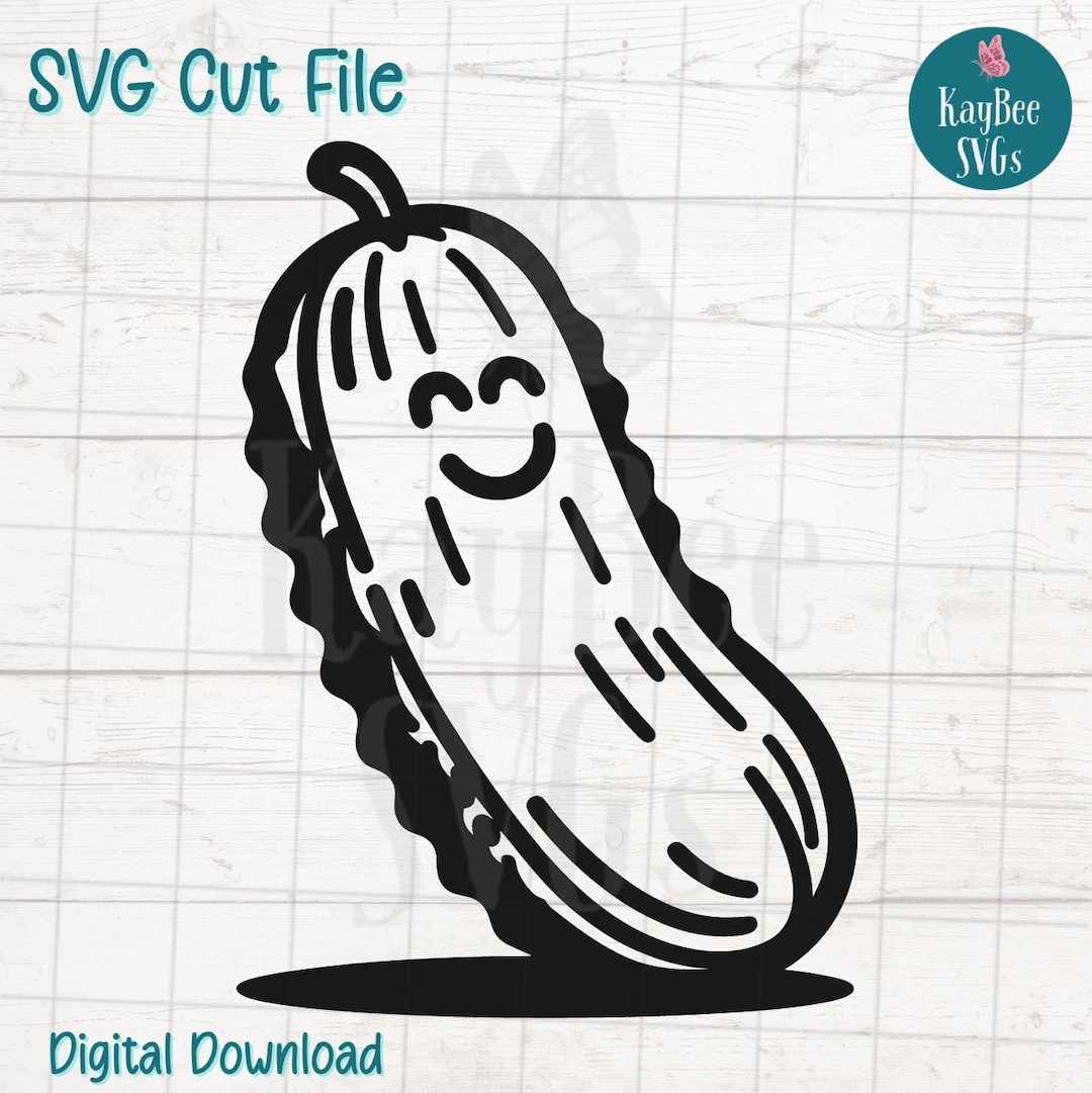 Pickle SVG PNG Cut Files for Cricut, Silhouette Digital Download, Laser ...