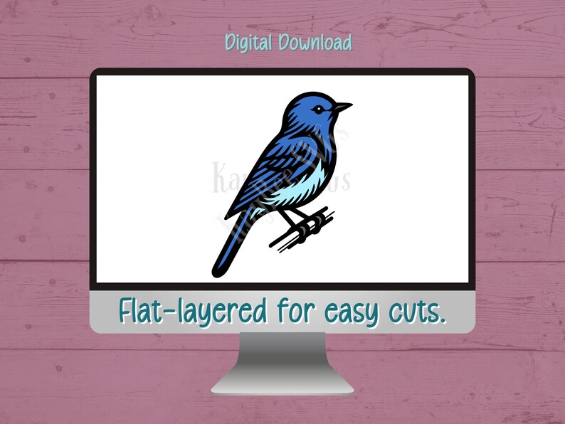 Bluebird SVG PNG Clipart Cut Files for Cricut, Silhouette, Laser ...