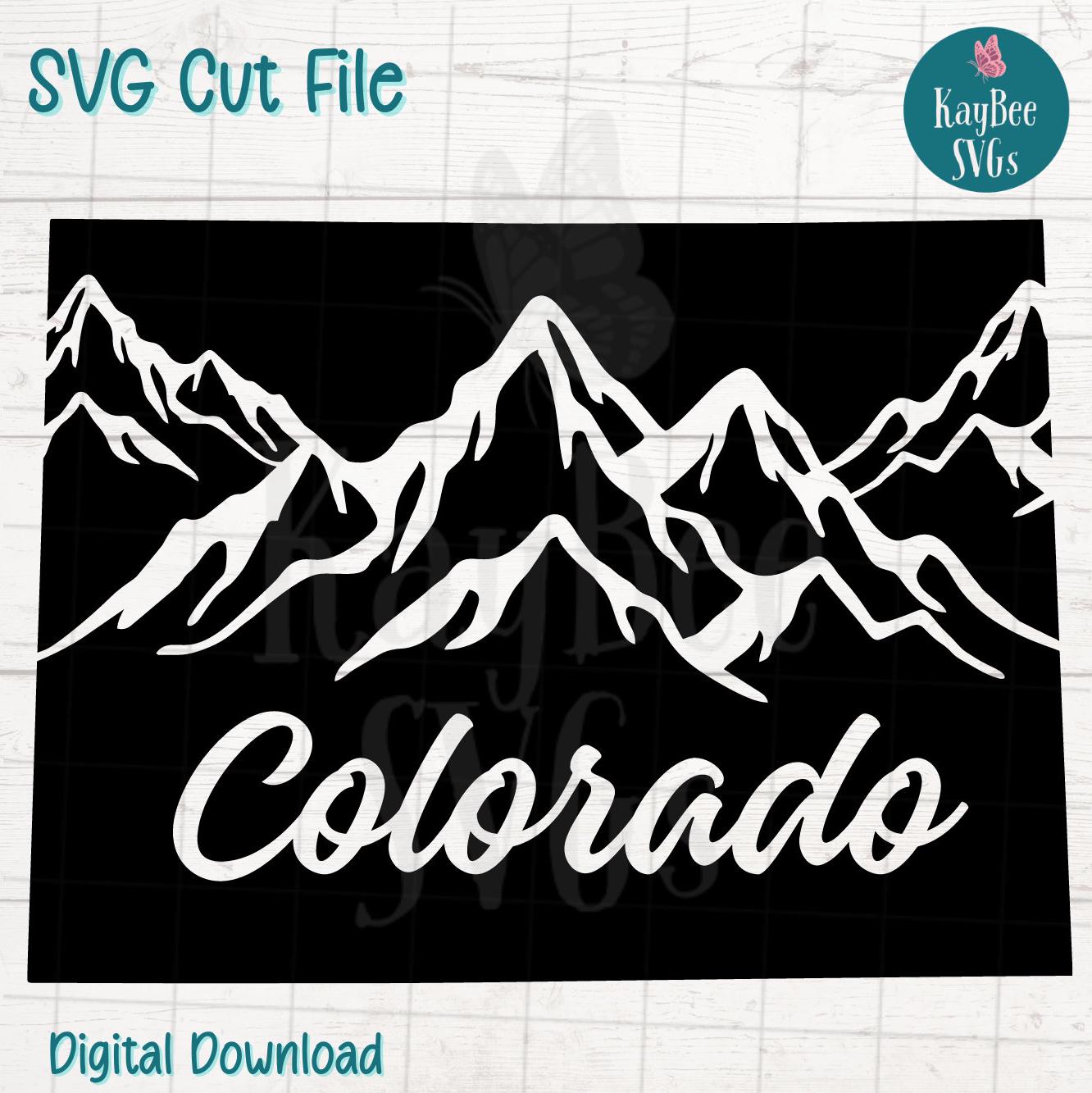 Colorado SVG PNG Clipart Cut Files for Cricut, Silhouette, Laser ...