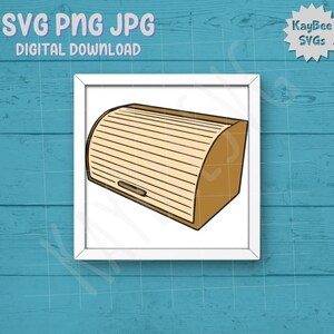 Bread Box Breadbox SVG PNG JPG Clipart Digital Cut File Download for ...