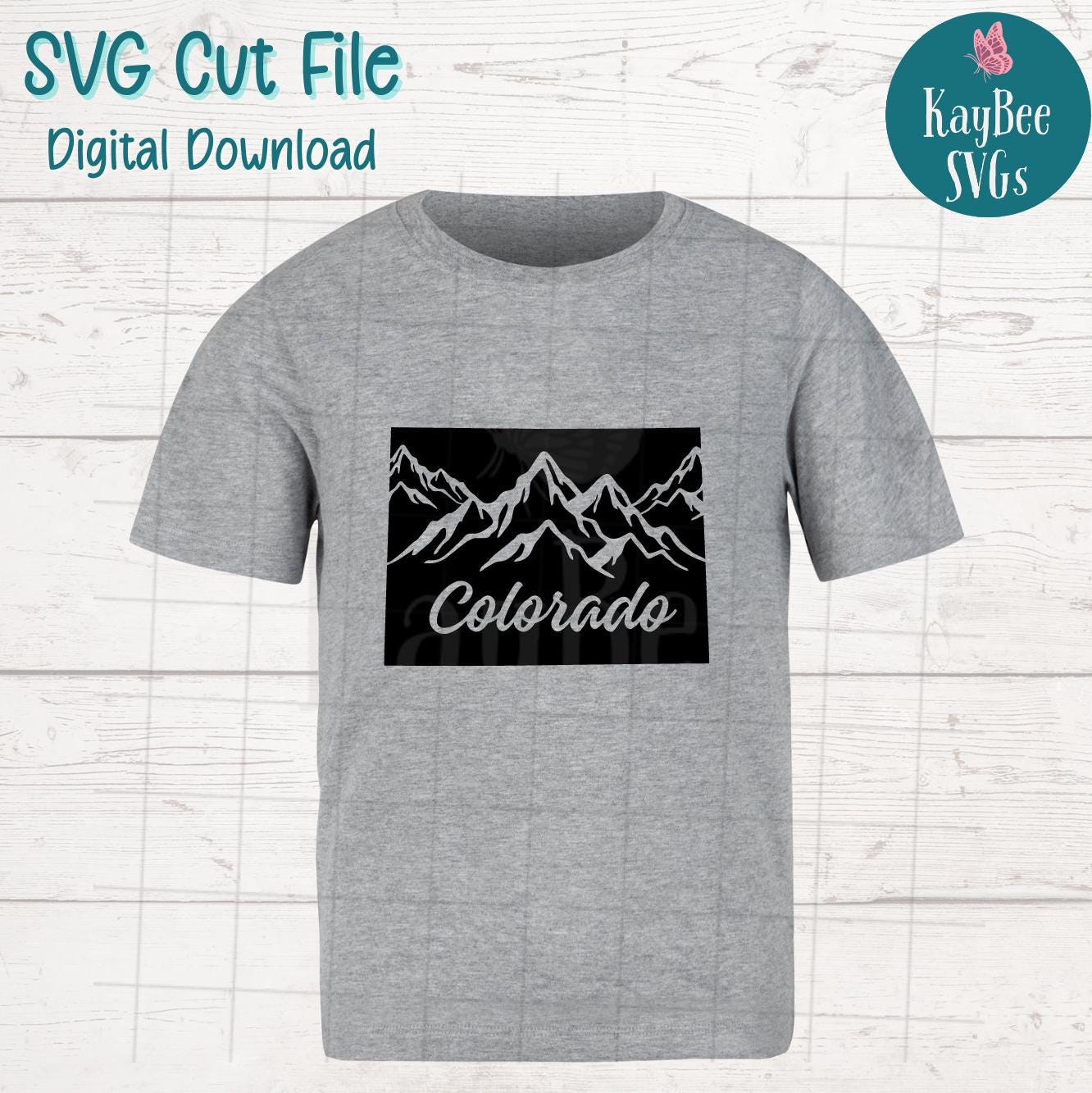 Colorado SVG PNG Clipart Cut Files for Cricut, Silhouette, Laser ...