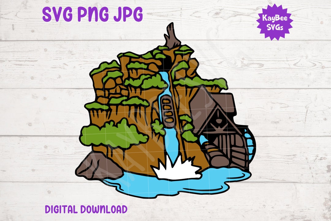 Log Ride SVG PNG JPG Clipart Digital Cut File Download for Cricut ...