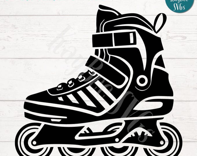 Hanging Roller Blades SVG | Inline Skates SVG | Roller Skating Decal ...