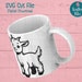 Cute Goat SVG Cut File for Cricut, Silhouette, Digital Download ...