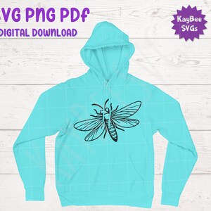 Firefly SVG PNG PDF Clipart Digital Cut File Download for Cricut ...