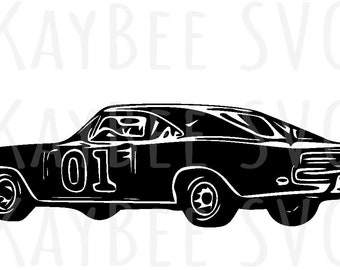 General Lee 01 Svg - Etsy