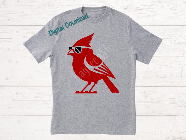 Cardinal With Sunglasses SVG PNG Clipart Cut Files for Cricut ...