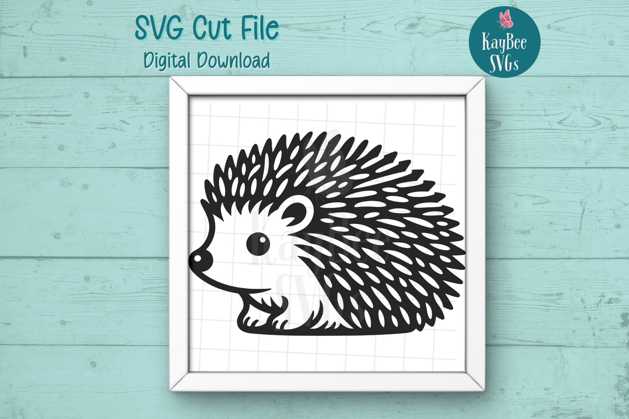 Hedgehog SVG PNG Clipart Cut Files for Cricut, Silhouette, Laser ...