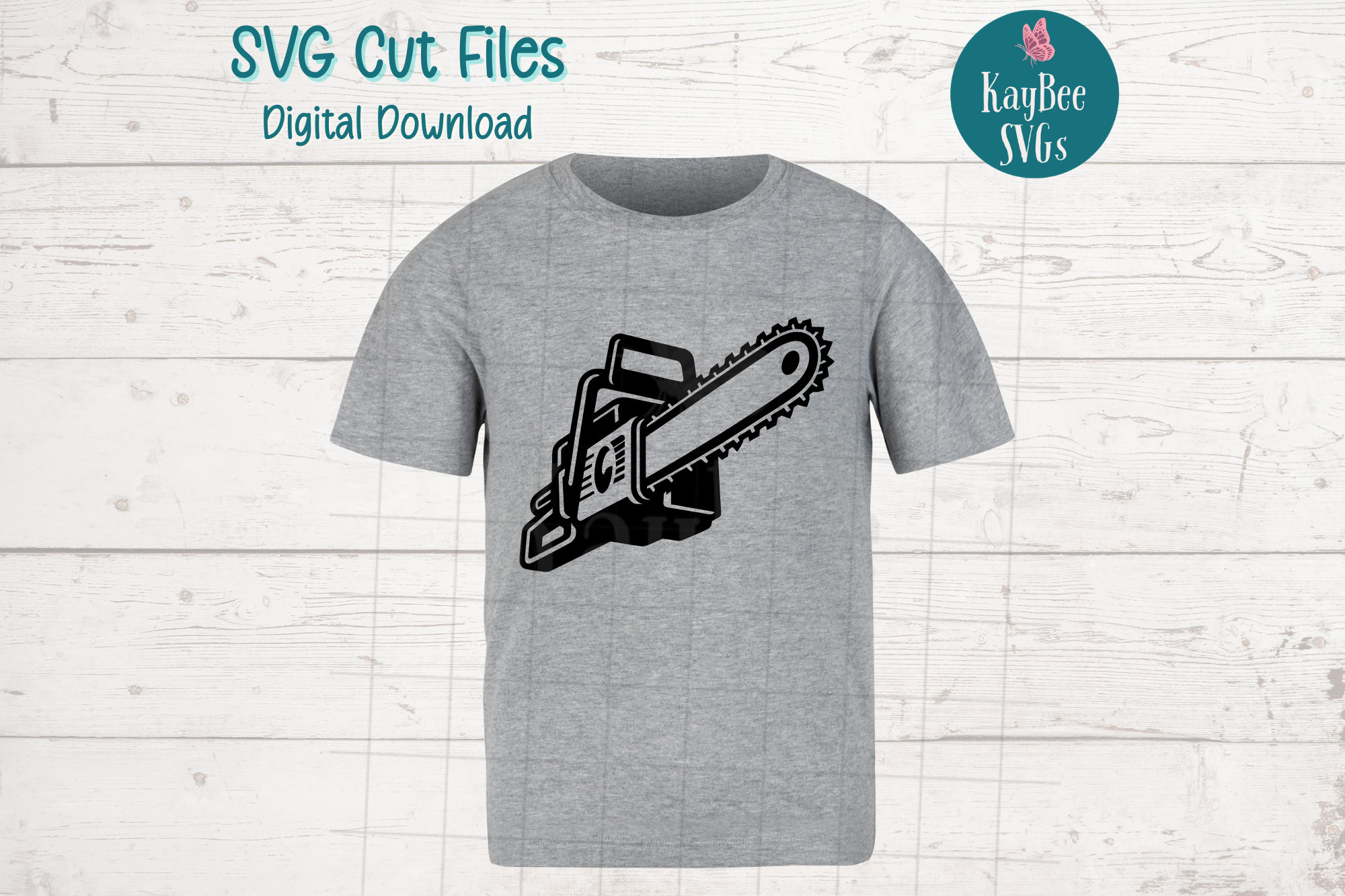 Chainsaw SVG PNG Clipart Cut Files for Cricut, Silhouette, Laser ...