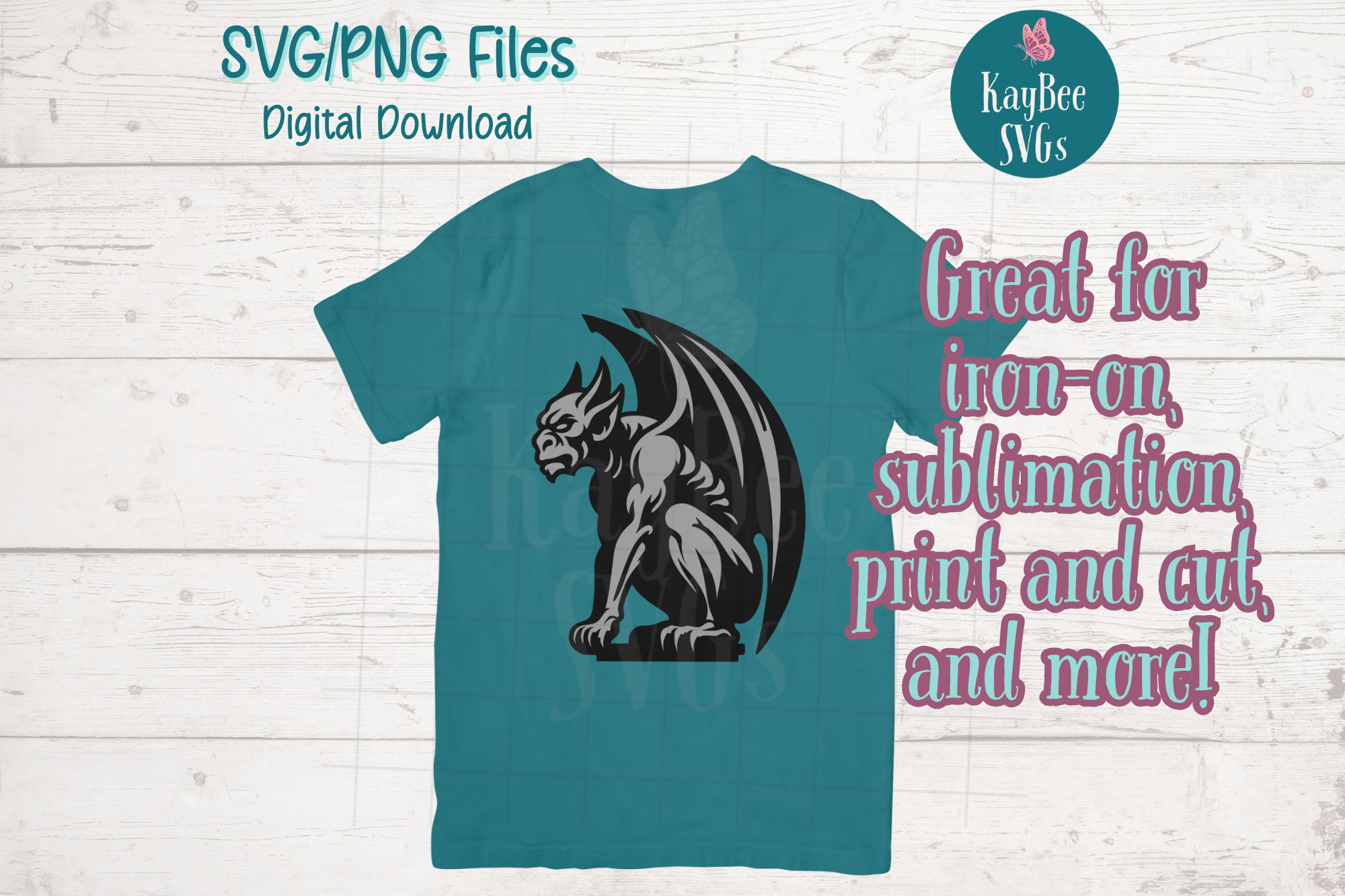 Gargoyle SVG/PNG Cut Files, Printable Clipart (digital) - Etsy