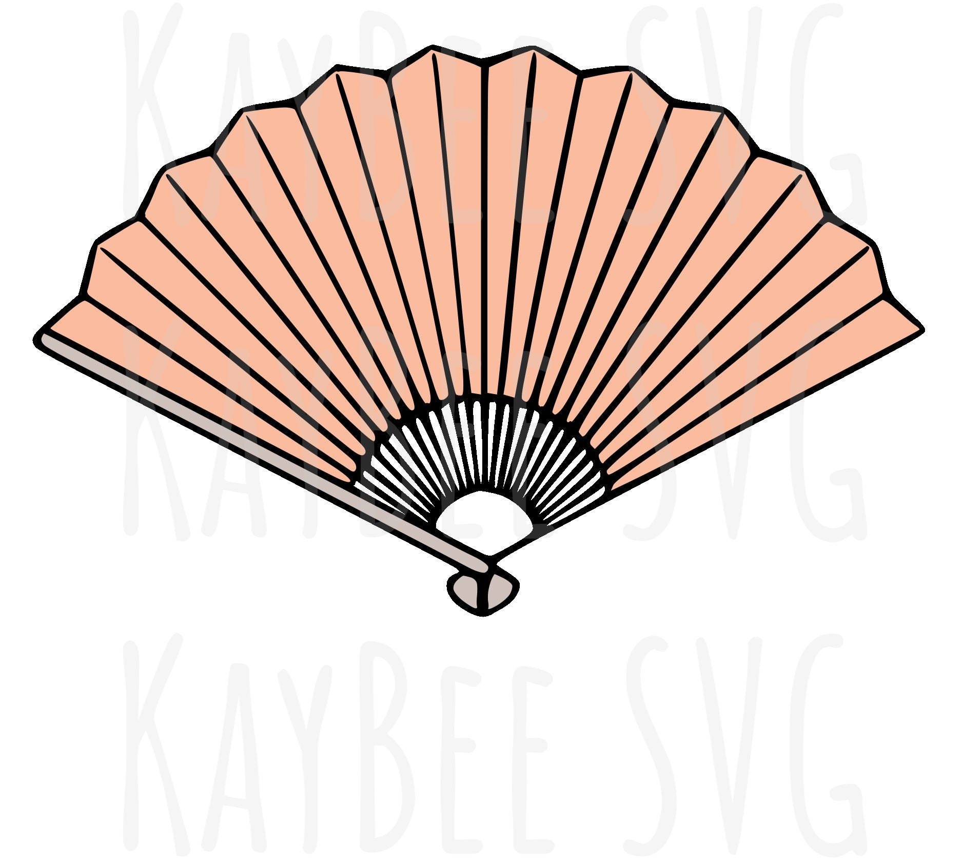 Clipart Hand Fan