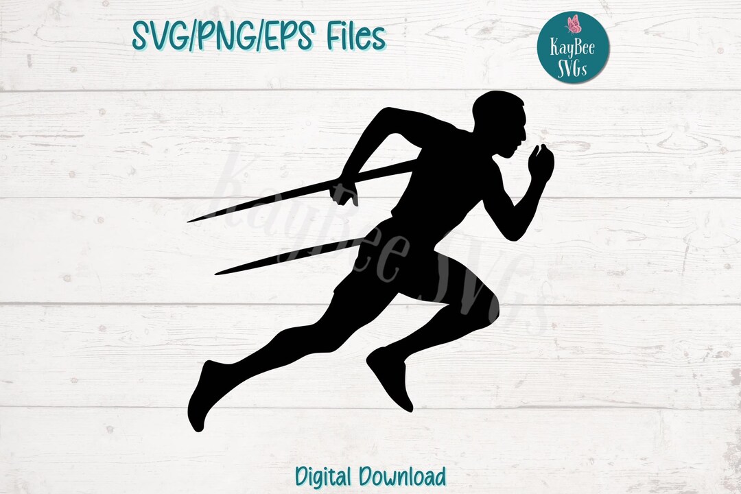Runner Silhouette SVG PNG EPS Cut Files for Cricut, Digital Download ...