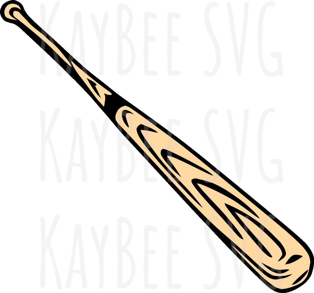 Wooden Baseball Bat SVG PNG JPG Clipart Digital Cut File - Etsy UK