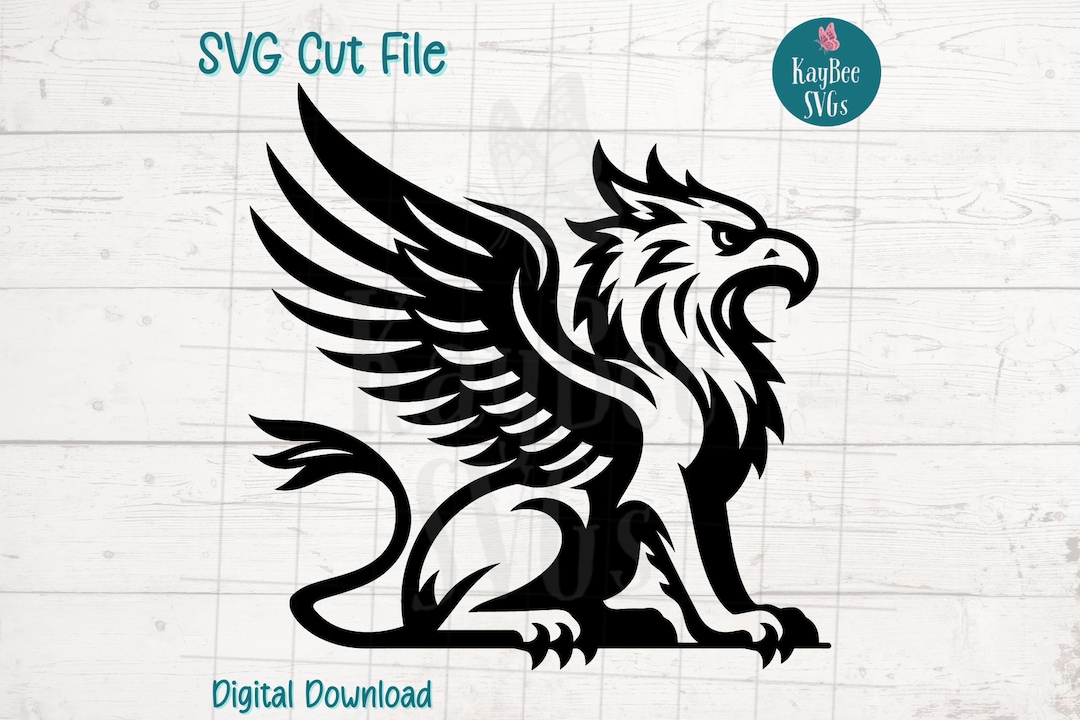 Griffin SVG Cut File for Cricut, Silhouette, Digital Download ...