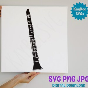Clarinet SVG PNG JPG Clipart Digital Cut File Download for Cricut ...
