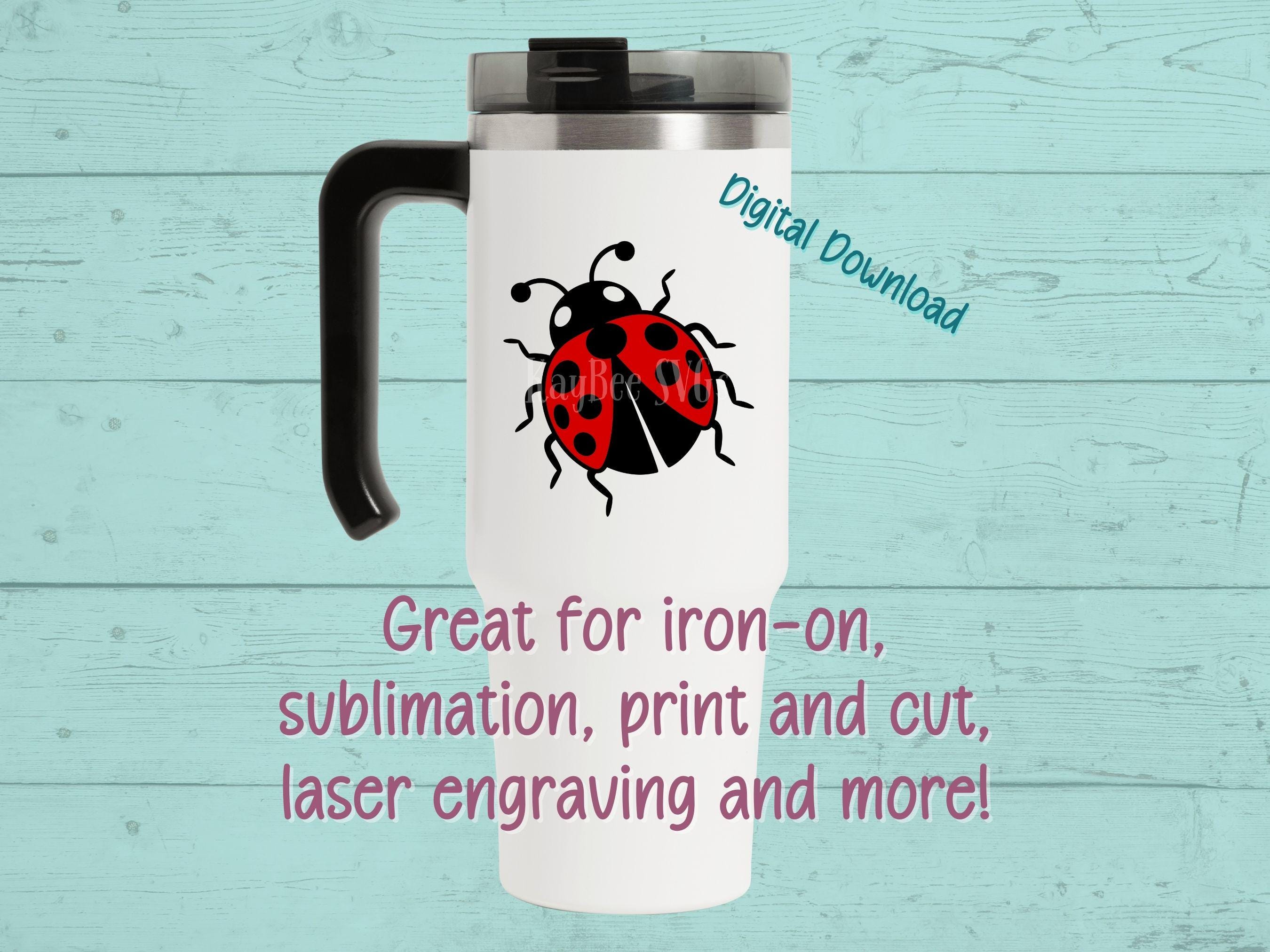 Ladybug SVG PNG Clipart Cut Files for Cricut, Silhouette, Laser ...