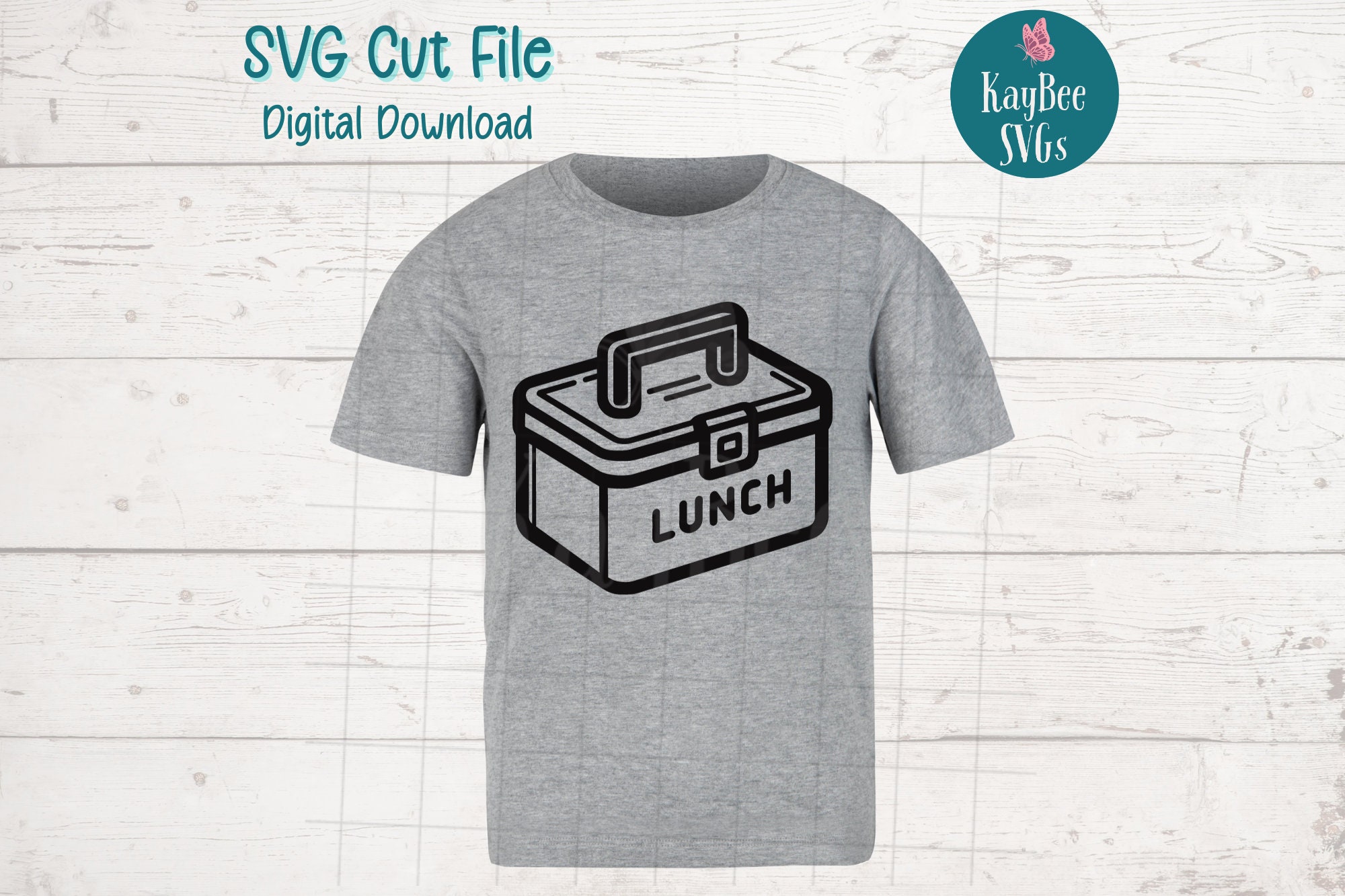 Lunch Box SVG PNG Clipart Cut Files for Cricut, Silhouette, Laser ...