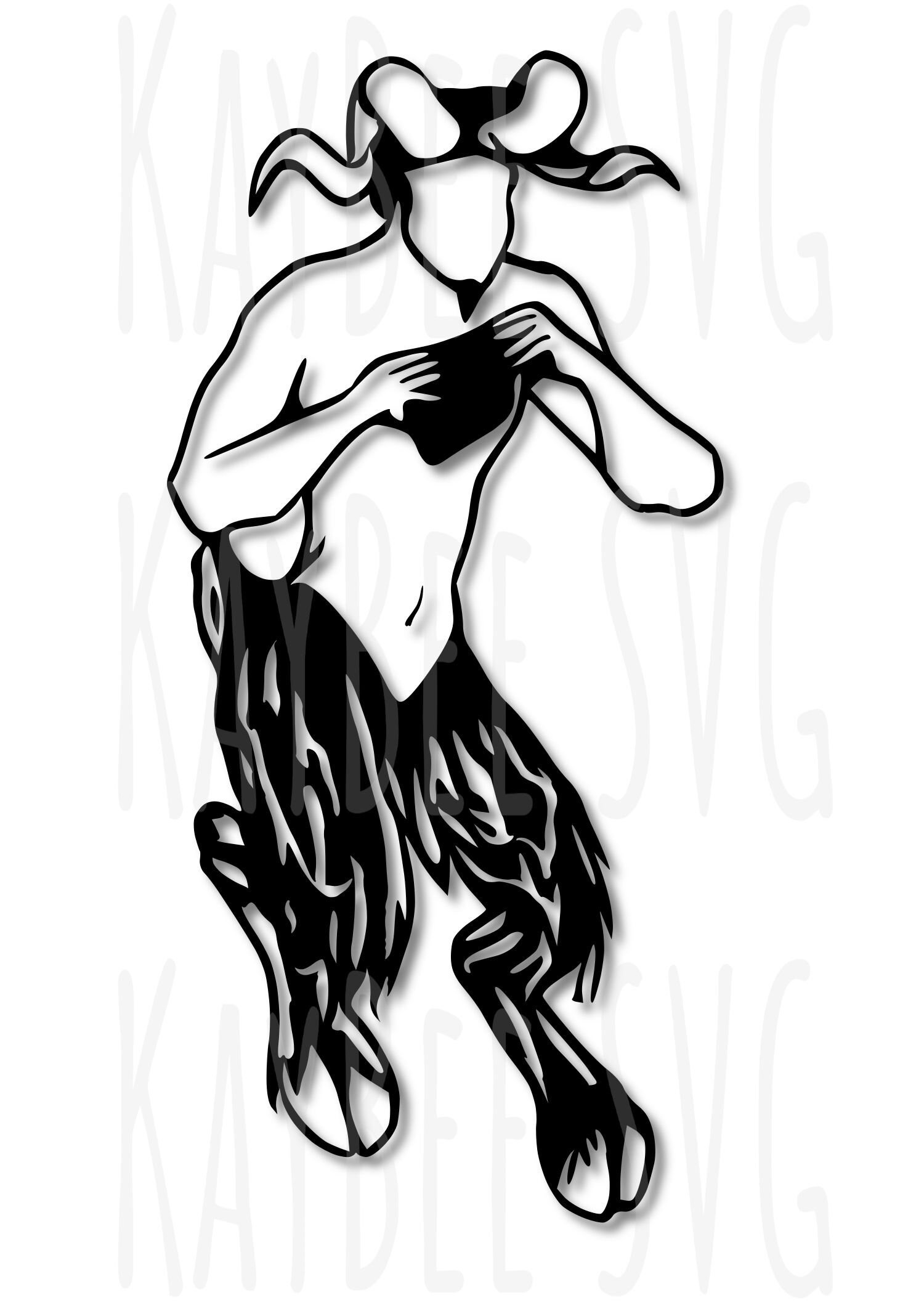 Faun SVG PNG JPG Clipart Digital Cut File Download for Cricut - Etsy España