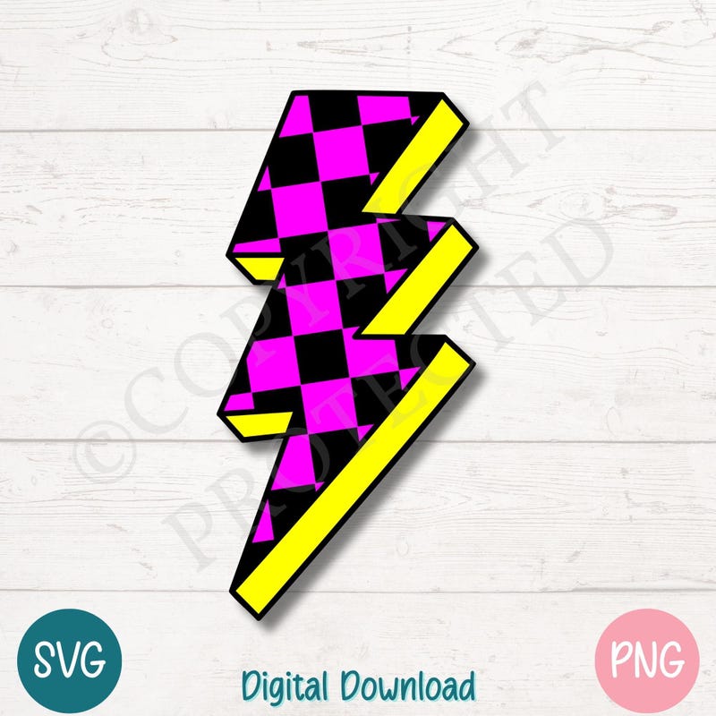 80s Lightning Bolt - Etsy