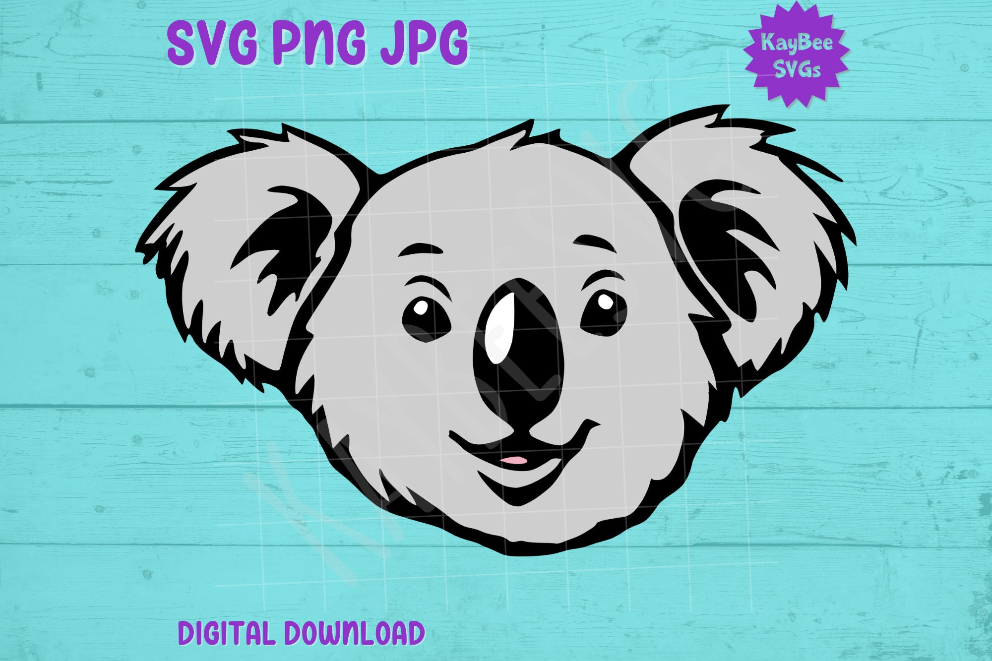 Koala Face Clip Art