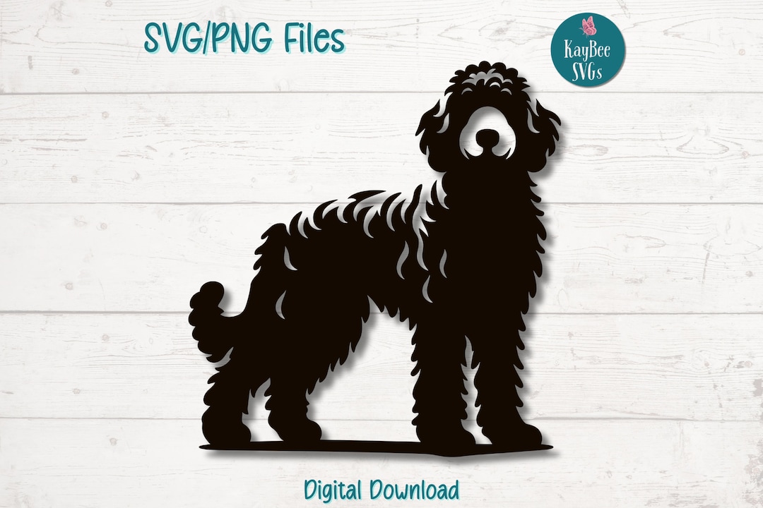 Goldendoodle SVG PNG Cut Files for Cricut, Silhouette Digital Download ...