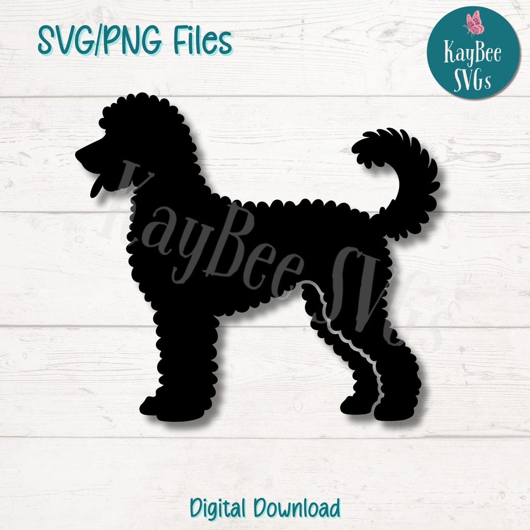 Goldendoodle Silhouette SVG PNG Cut Files for Cricut, Silhouette ...