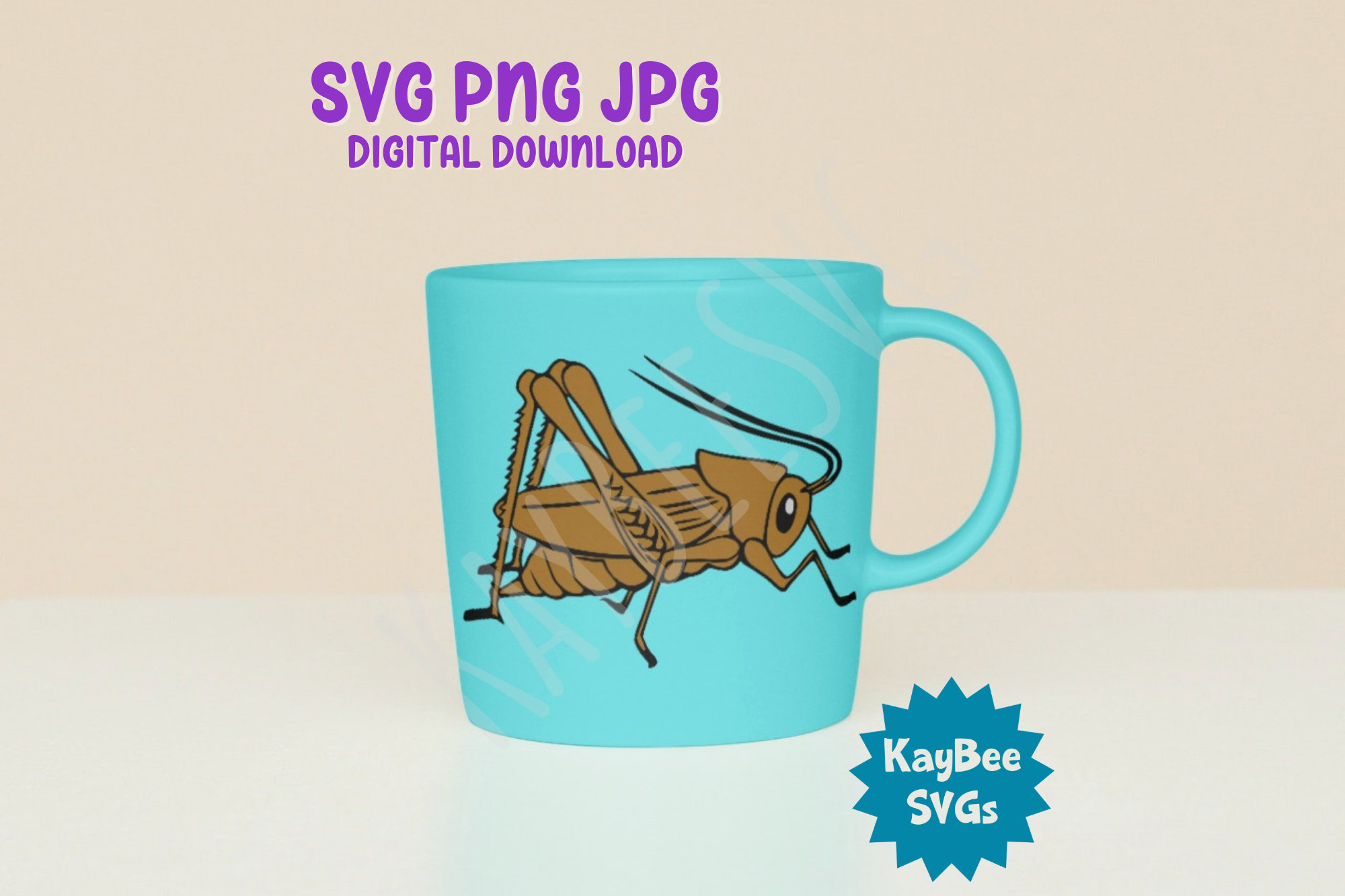 Cricket Insect Bug SVG PNG JPG Clipart Digital Cut File - Etsy