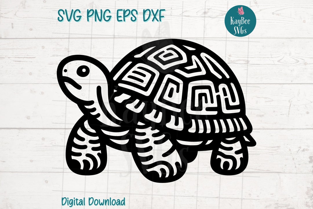 Tortoise SVG Cut Files for Cricut, Silhouette, Digital Download ...