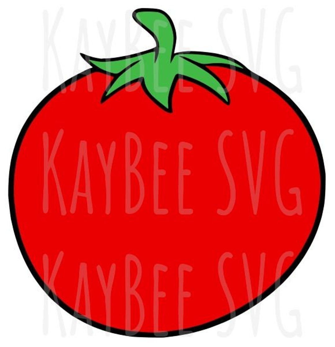 Tomato SVG PNG JPG Clipart Digital Cut File Download for Cricut ...