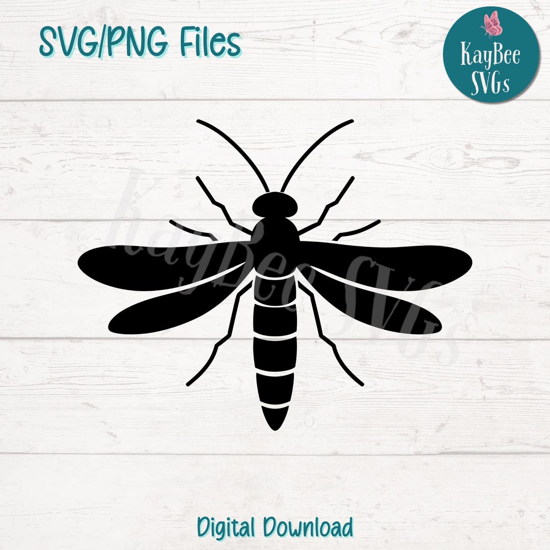 Firefly SVG PNG Insect Clipart for Cricut, Silhouette, Laser Engraving ...