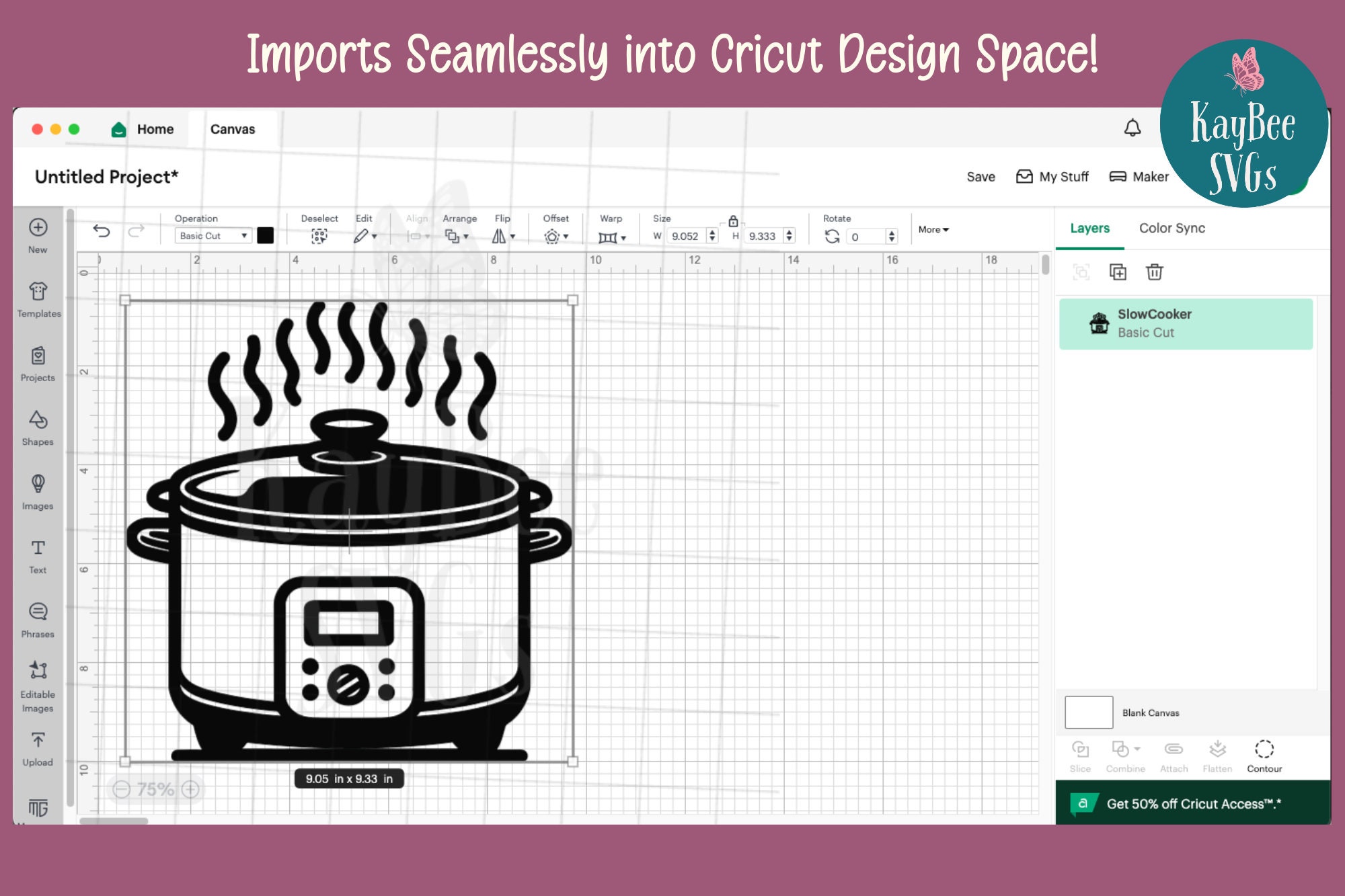 Electric Slow Cooker SVG, Cricut Silhouette Cut File (digital Download ...